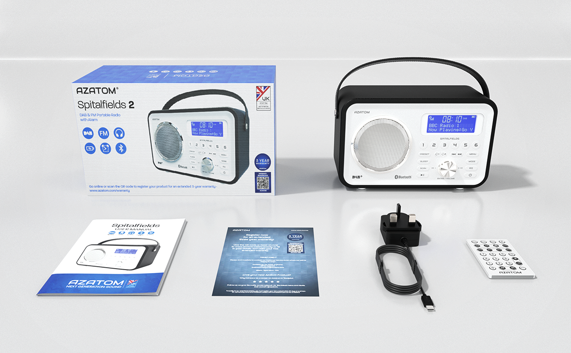 Spitalfields Retro DAB & FM Radio | Best of British Audio Electronics