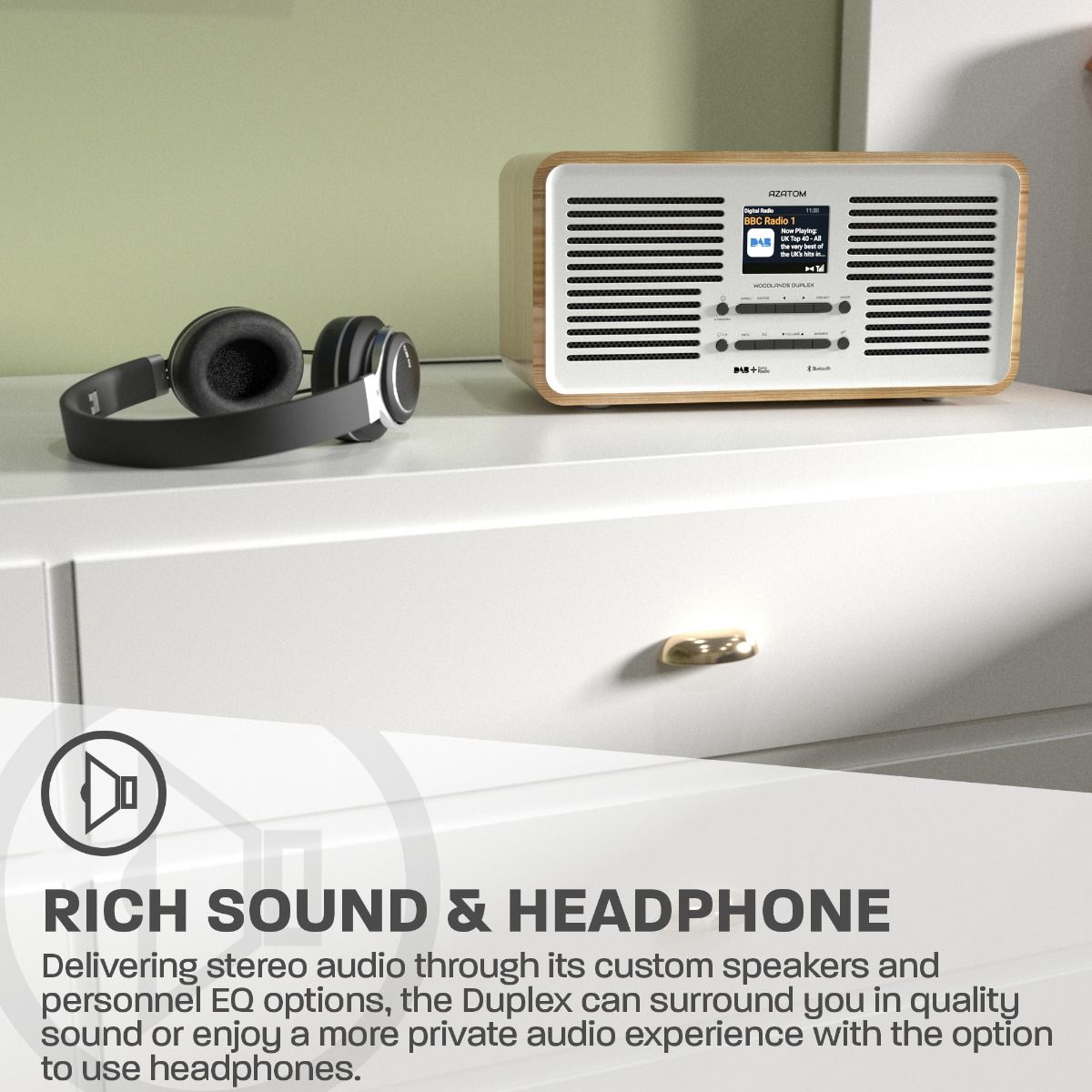 Woodlands Duplex Light Oak Certified Refurbished | Best of British Audio Electronics